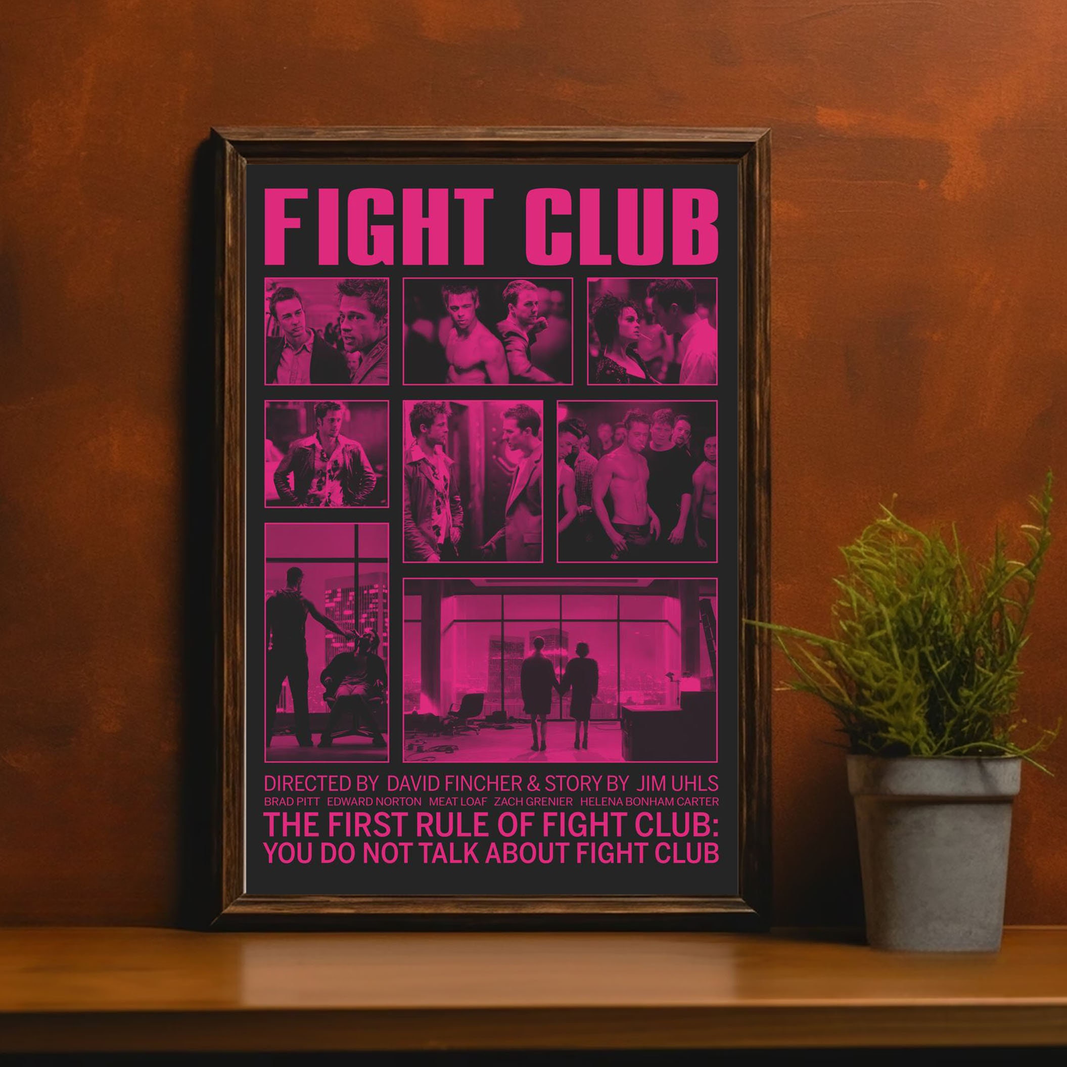 Fight Club Poster, Tyler Durden Poster, Fight Club Film Poster, Modern ...