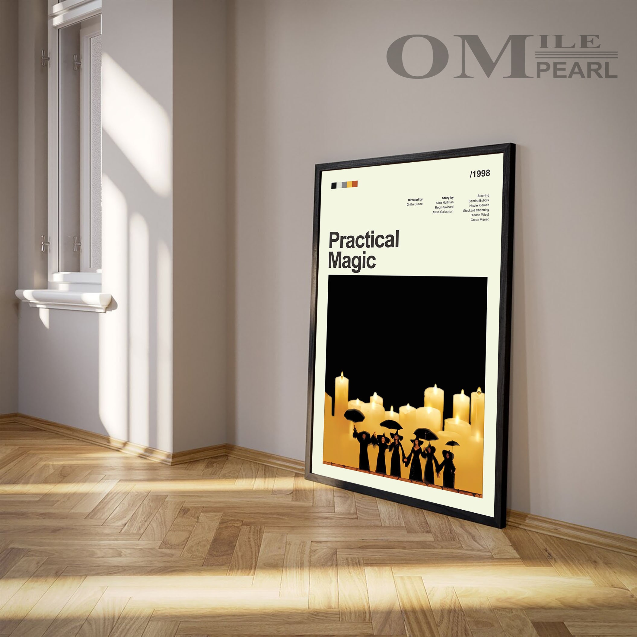 Mid Century Modern Practical Magic Movie Poster Retro Movie - Etsy