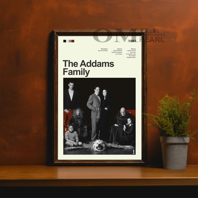 Addams Family Movie Poster - Etsy UK