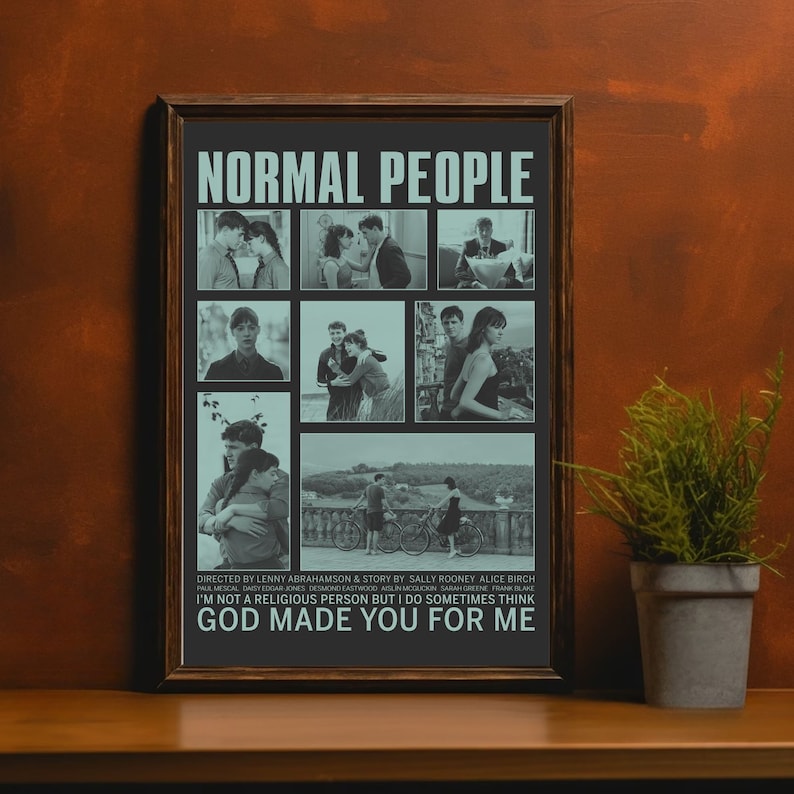 Normal People Movie Poster, Paul Mescal Series Poster, Normal People ...