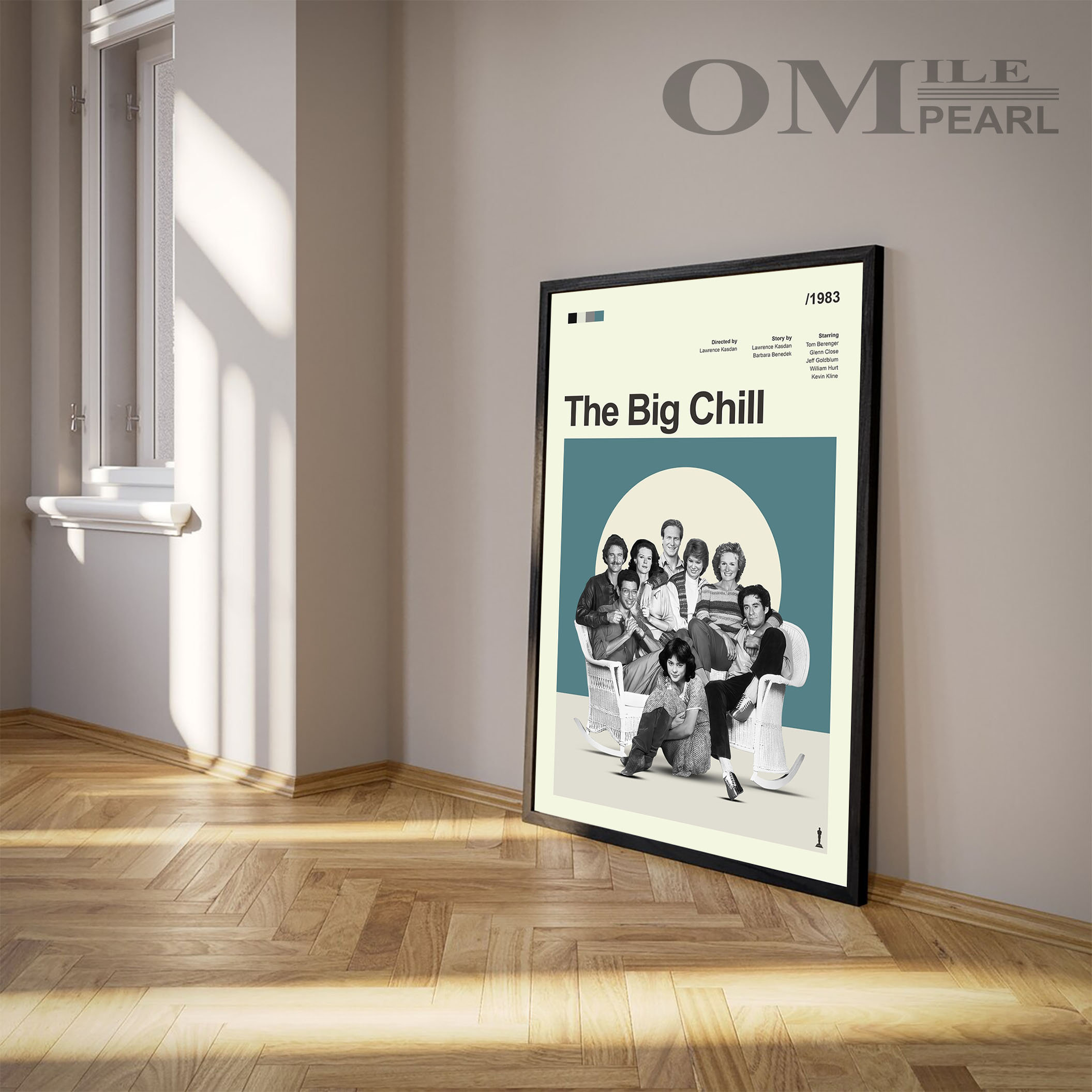 Mid Century Modern the Big Chill Movie Poster, Retro Movie Print ...