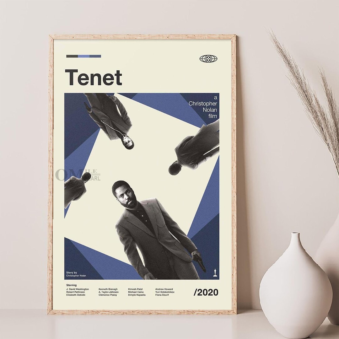 Mid Century Modern Tenet Posters Retro Movie Print Modern - Etsy