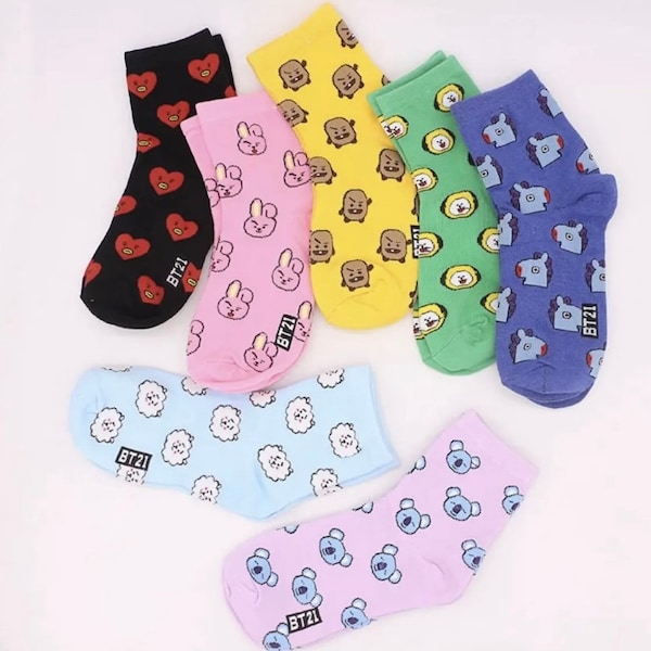 Bts Socks - Etsy