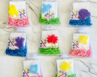 Art Paint Party Favor Tags Printable Thank You Tags for Art - Etsy