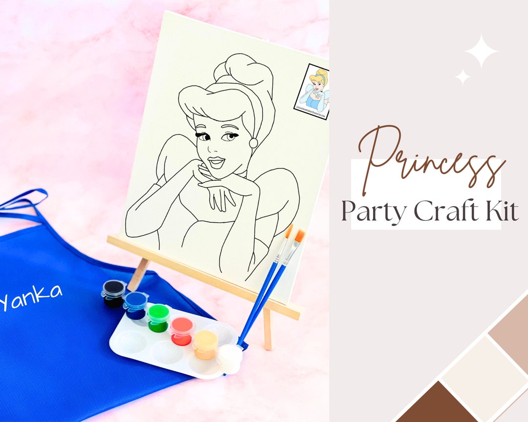 Princess Birthday Craft Kit for Toddlers: Creative Art Activities With ...