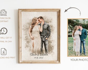 Custom Digital Watercolour and Sketch Painting, Graphic Edit ...