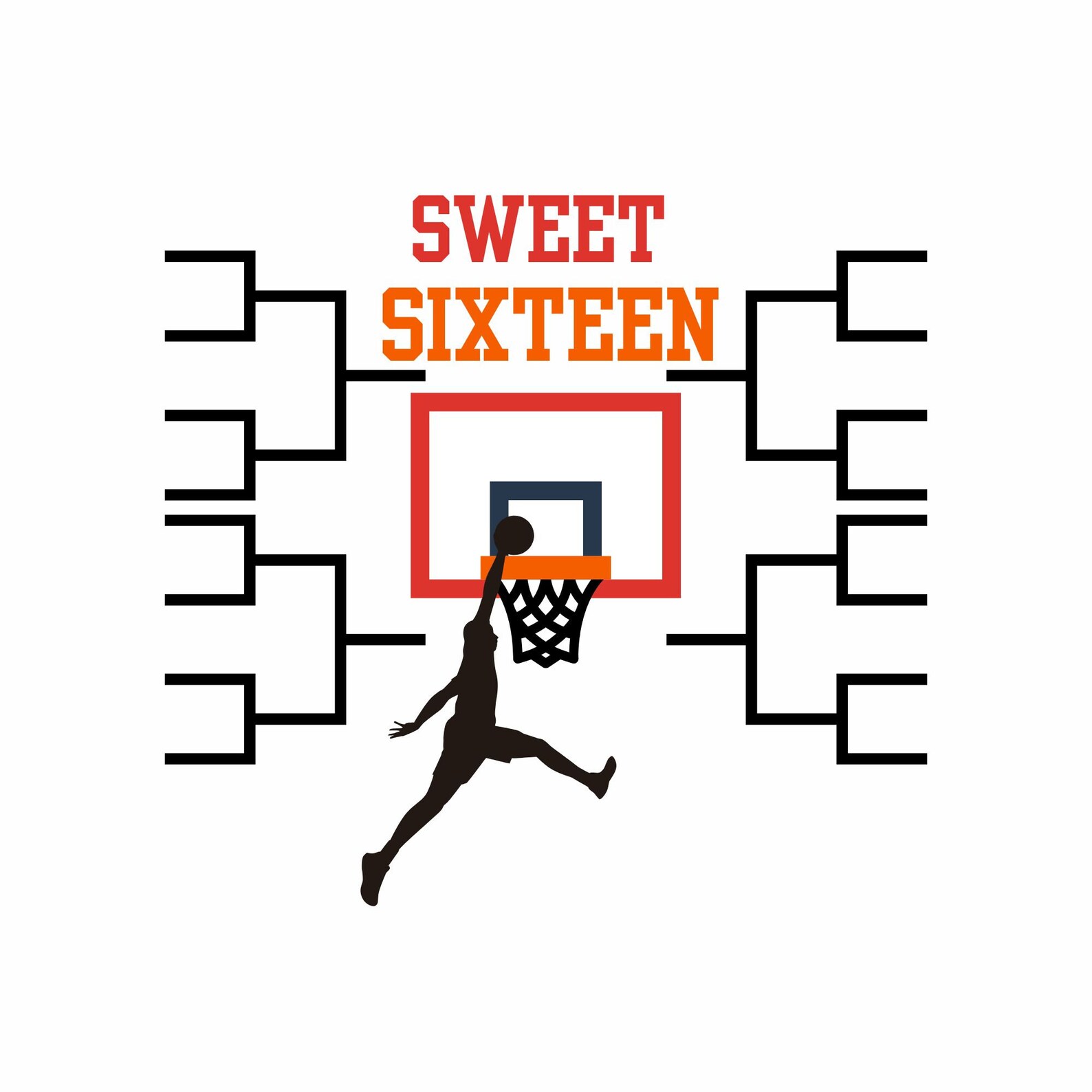 March Madness Sweet 16 Digital File - Etsy