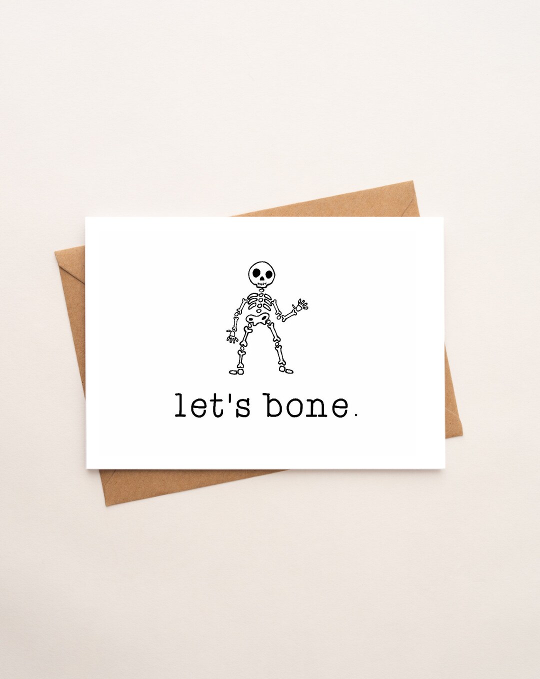 Let's Bone Card, Anniversary Card, Anniversary Gift, Valentines Day ...