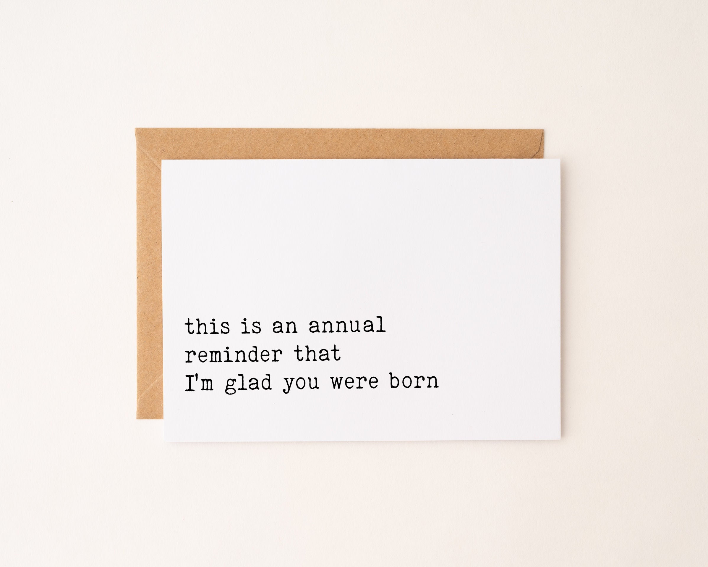Funny Birthday Card, Happy Birthday Greeting Card, Sarcastic Card for ...