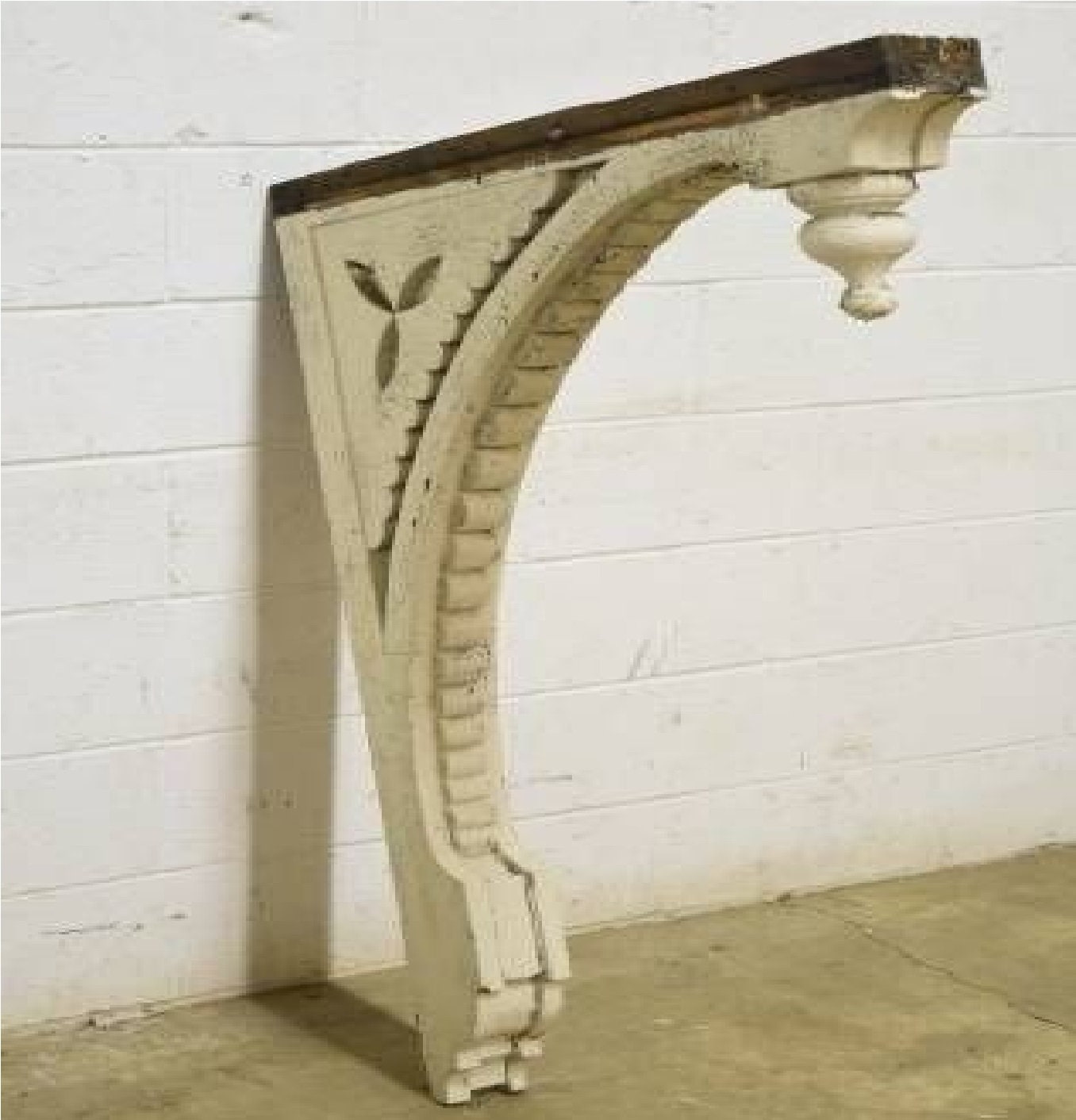 Hand-carved Wood Corbel Carving Large Classic Open Handcrafted Lovers Solid Mission Wood Perfect ...