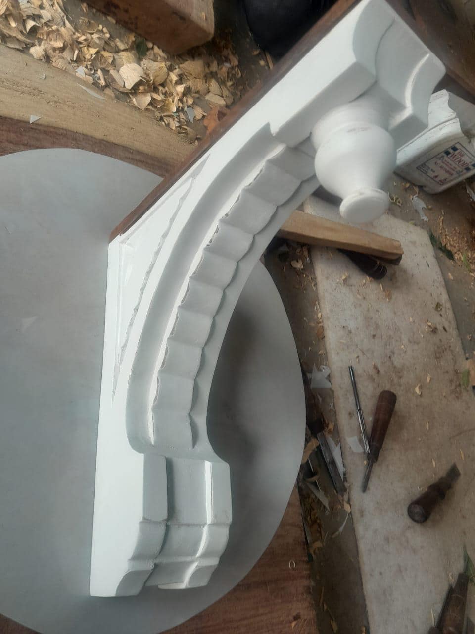 Hand-carved Solid Mission Wood Corbel Bracket (12" H X 8" D X 3" W ...