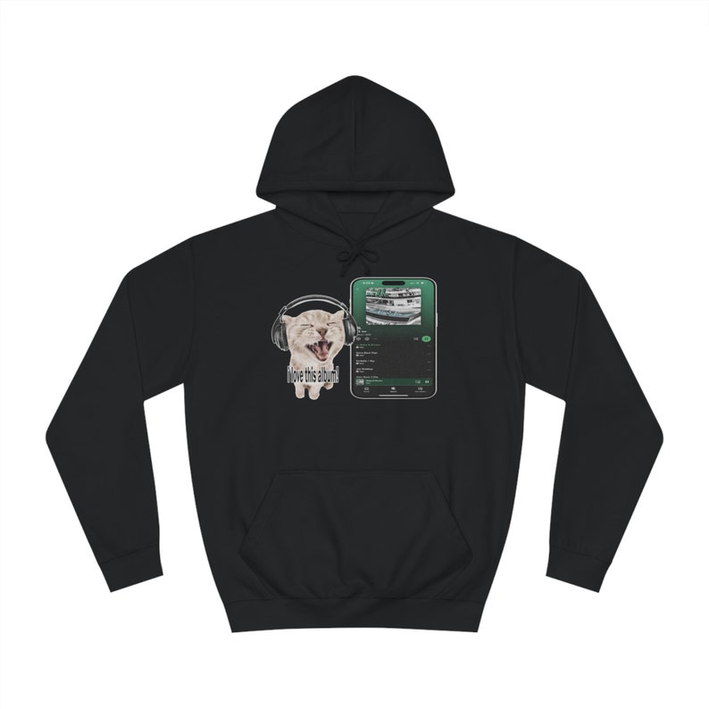 Cat Listening to Yeat 4L Hoodie - Etsy