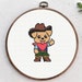 Cute Cross Stitch Pattern: Cheeky Cowboy Pupp Super Simple Easy Fun ...