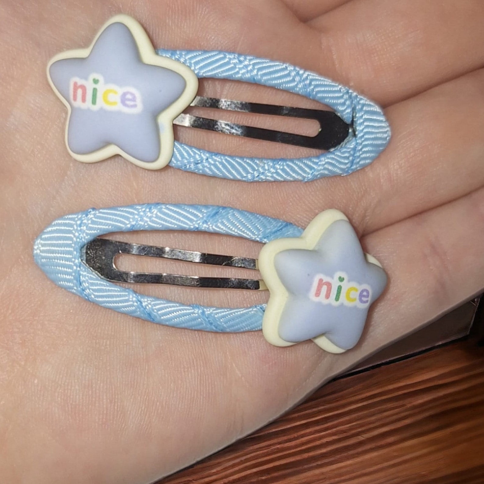 Cute Blue Star Hair Clips for Toddlers, Nice Hair Slides for Girls, Fun ...