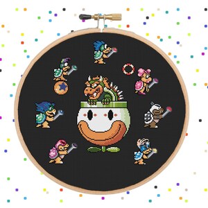 Super Mario Bros Cross Stitch Pattern Pdf Format - Etsy