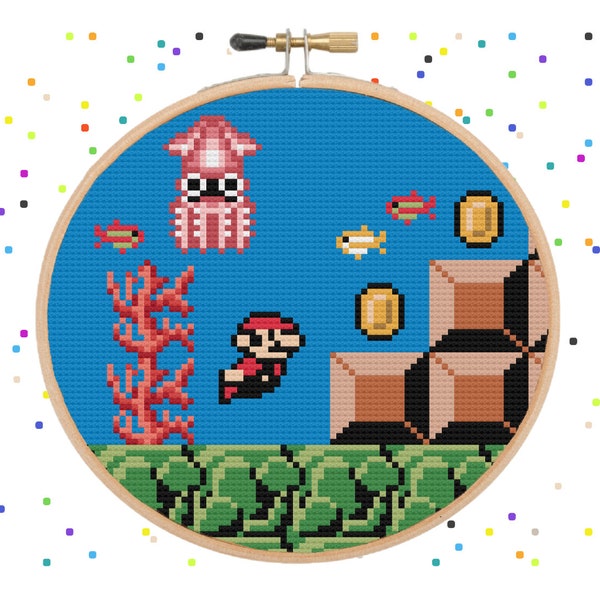 Underwater Cross Stitch Pattern - Etsy