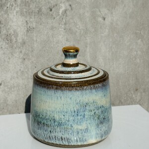 Jewellery Trinket Dish, Ring Holder Pottery, Ceramic Jar With Lid ...