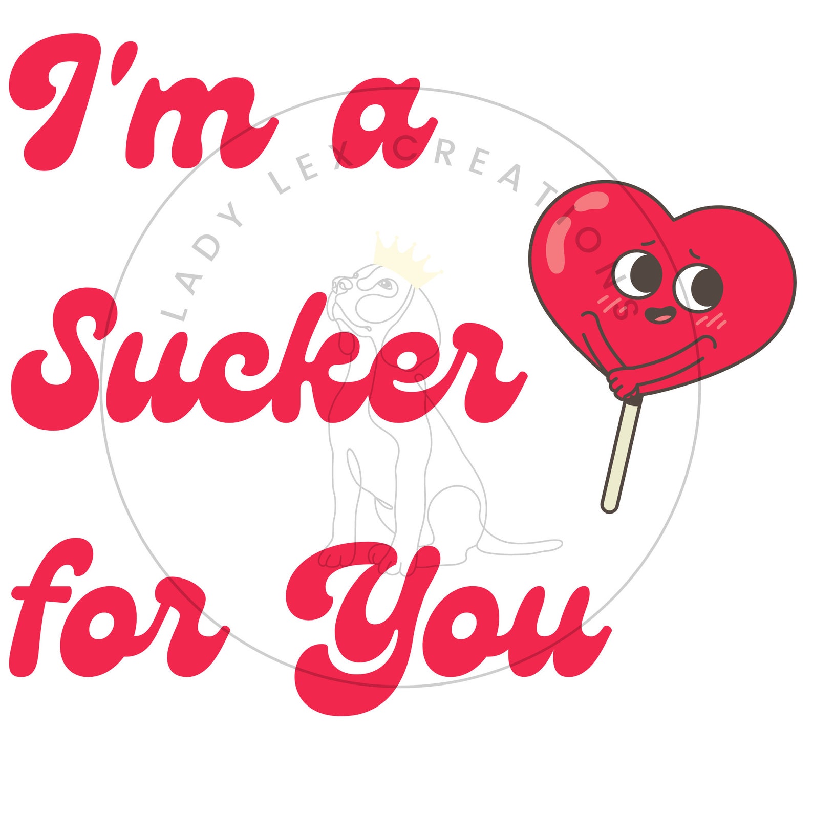I'm a Sucker for You SVG, Valentine's Day, Valentines Day Image, Retro ...