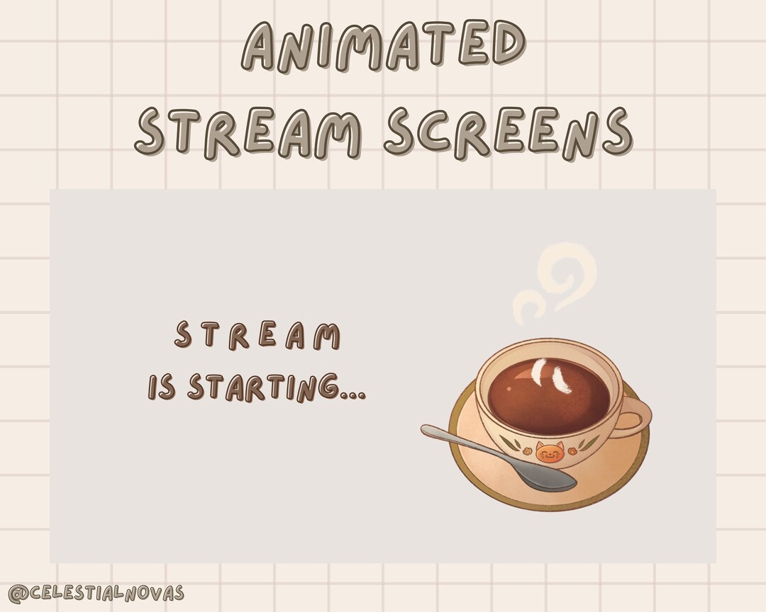 Animated Lofi Coffee/tea Stream Scenes - Minimalist Cozy | Starting ...