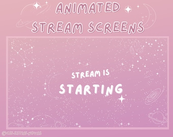 Animated Lofi Night Stream Scenes Cute Cozy Setup Room Starting Soon Be ...