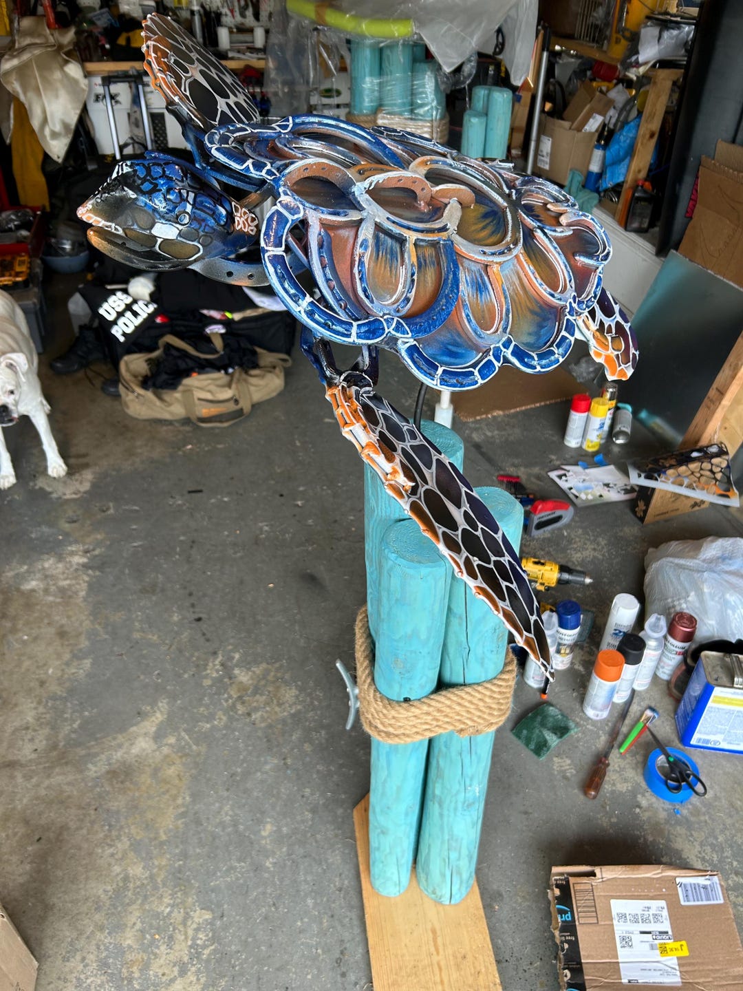 Sea Turtle Metal Art - Etsy