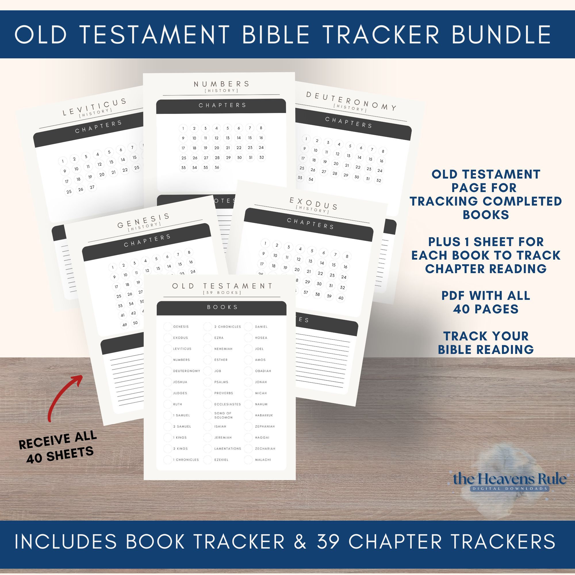 Bible Tracker Bible Study Plan Bible Reading Journal Bible Study Old ...