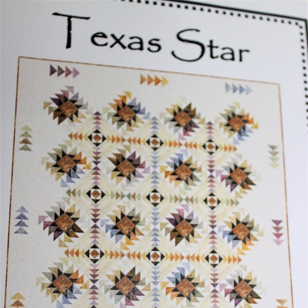 Texas Star Quilt Pattern - Etsy