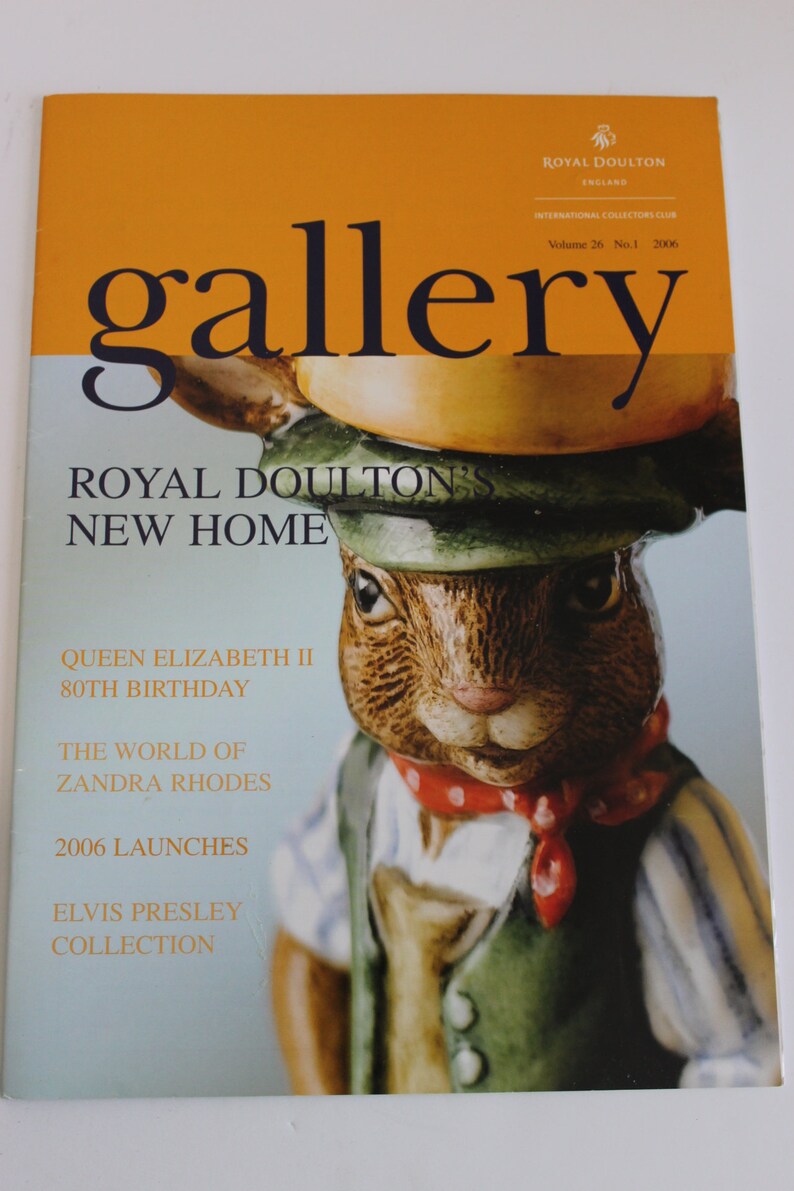Royal Doulton Hard to Find GALLERY Collectors Magazine Lot 6 - Etsy