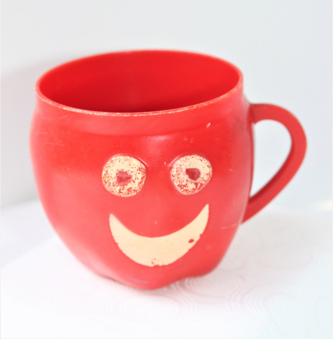 Vintage Apple Jacks Kelloggs Cereal Kids Figural Plastic Drinking Cup ...