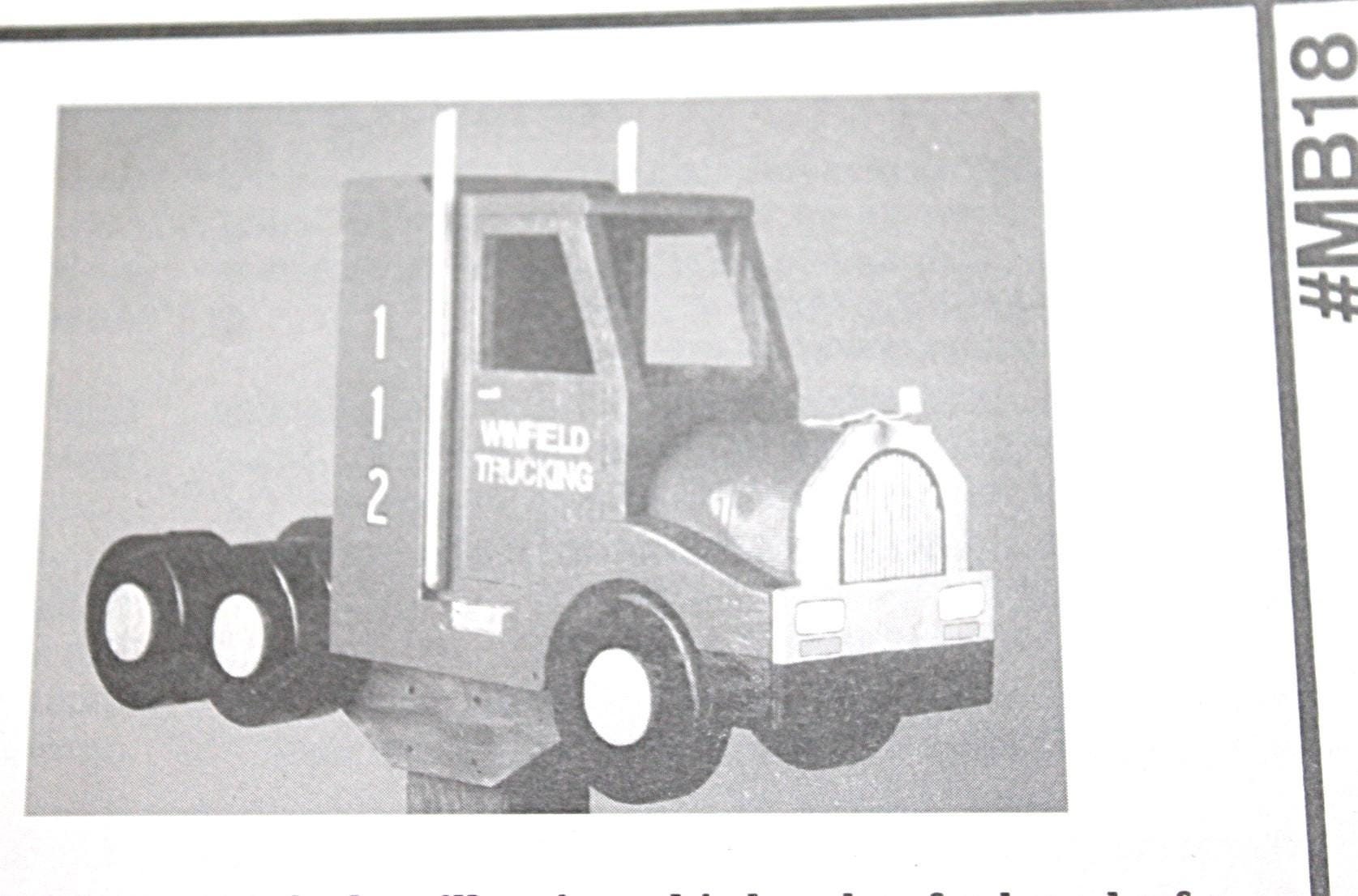 New Pattern for Wooden Semi Truck Mailbox by the Winfield Collection - Etsy
