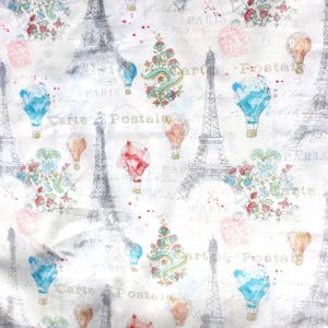 Fabric #170 Paris Watercolor Cotton Quilt Fabric 1 Yard - Etsy