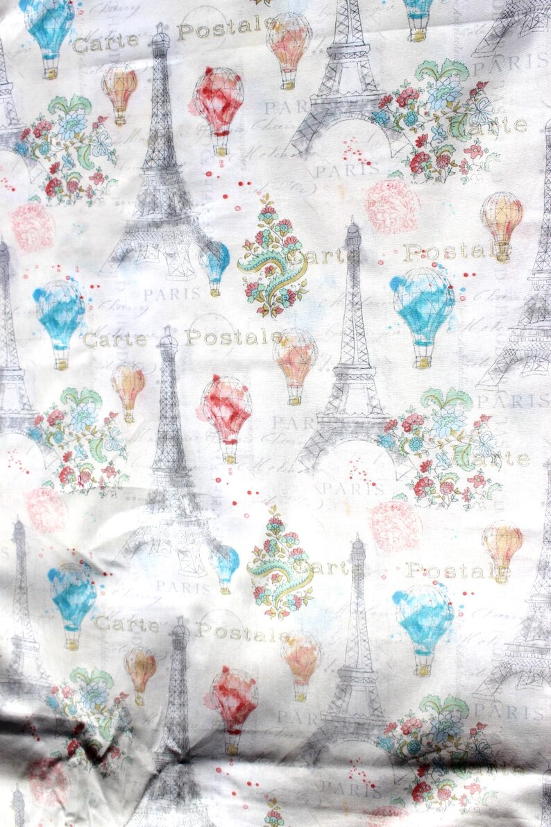 Fabric #170 Paris Watercolor Cotton Quilt Fabric 1 Yard - Etsy