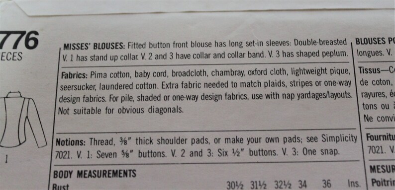 Simplicity Sewing Pattern Bolero Jacket 8776 Size 10 Unused - Etsy
