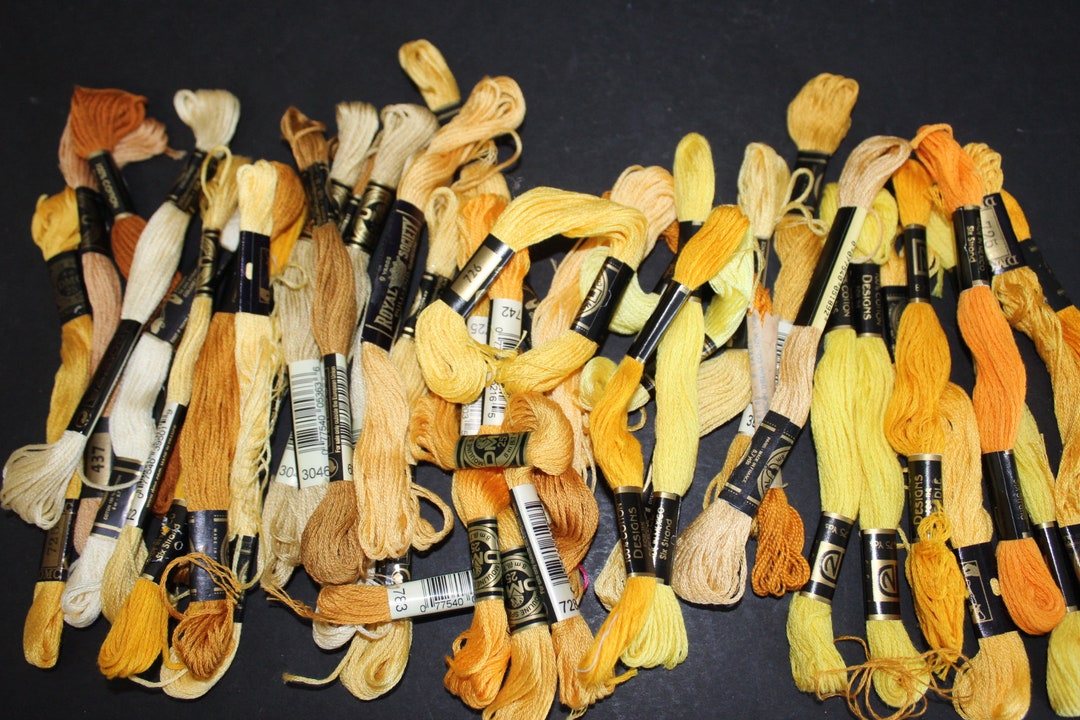 Huge Lot of Embroidery Floss Thread 6 Strand Cross Stitch, Crewel ...