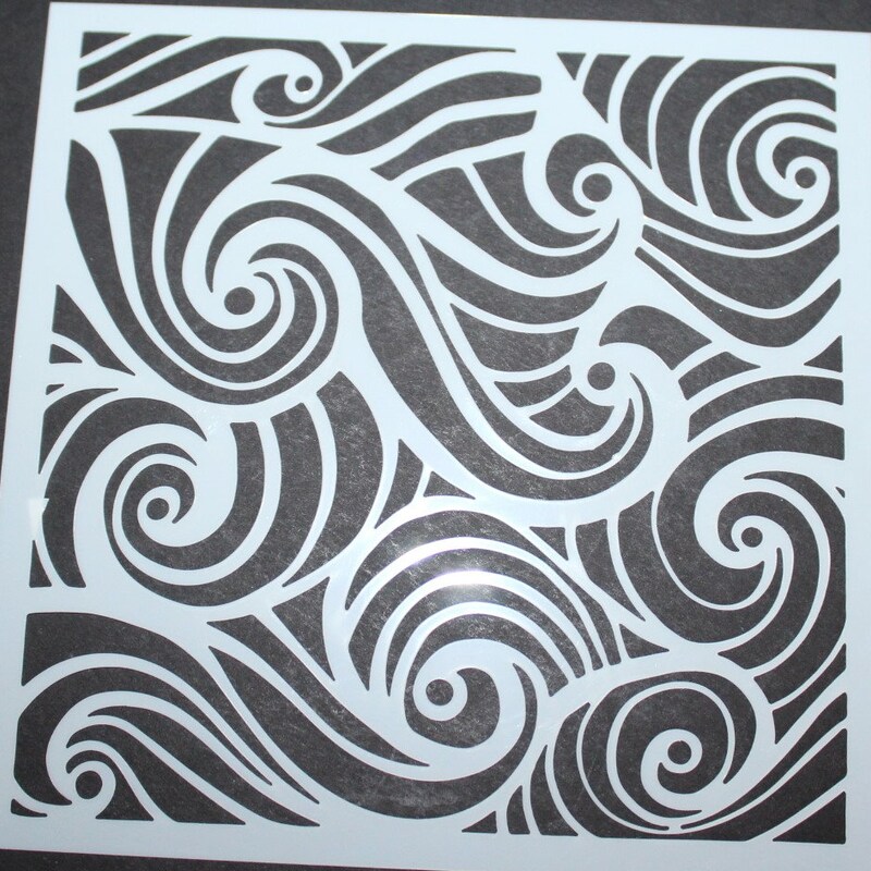 Beach Stencil - Etsy