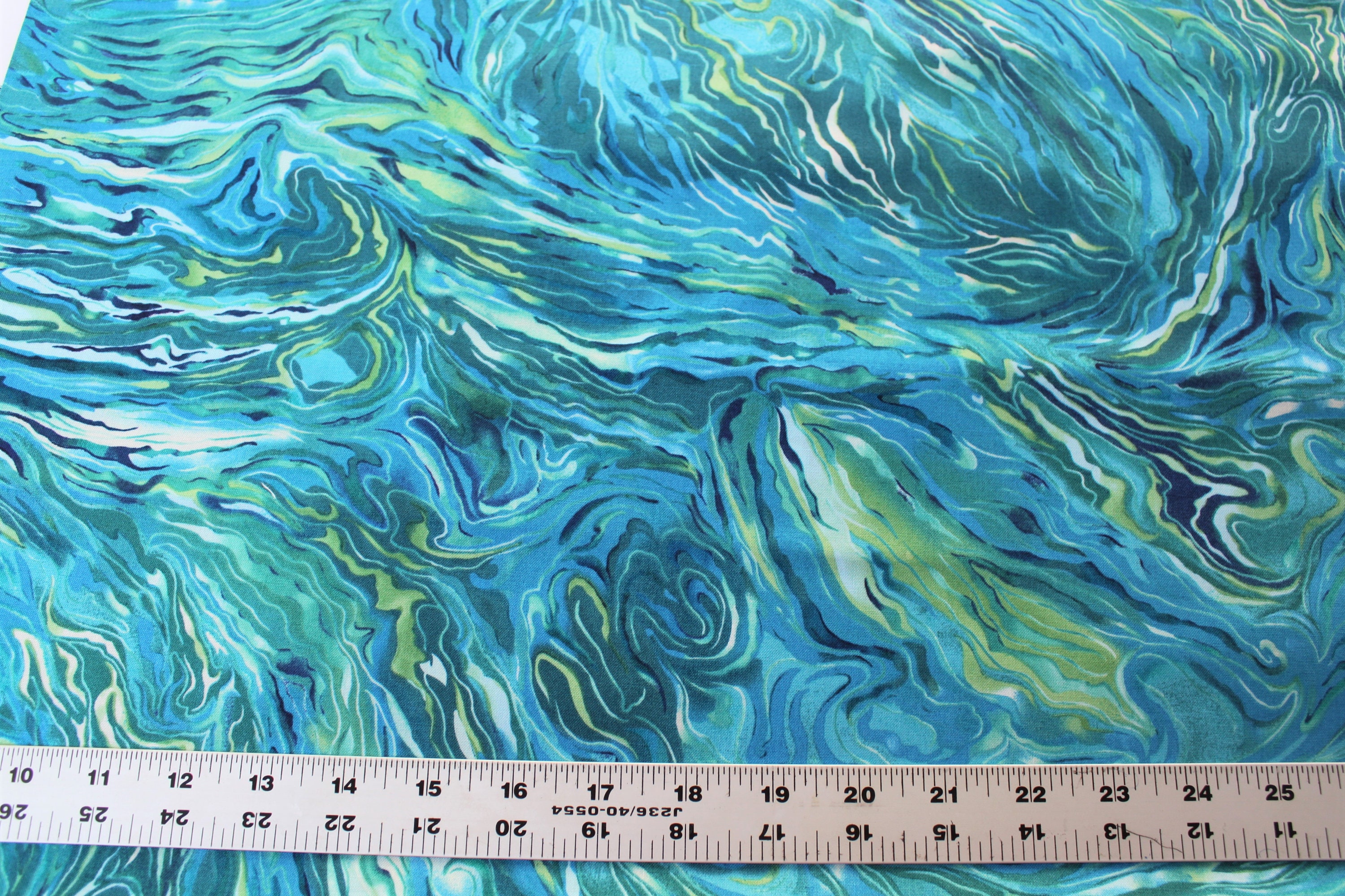 Water Cotton Fabric 71 1/4 Yard Landscape WATER Swirl Fabric - Etsy