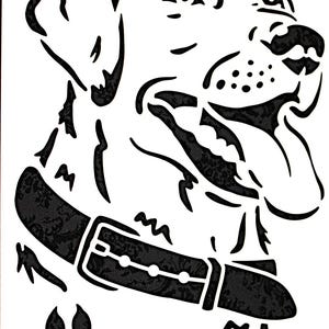 Mylar Stencil #56 LABRADOR RETRIEVER Dog 8.3" X 11.7" - Etsy