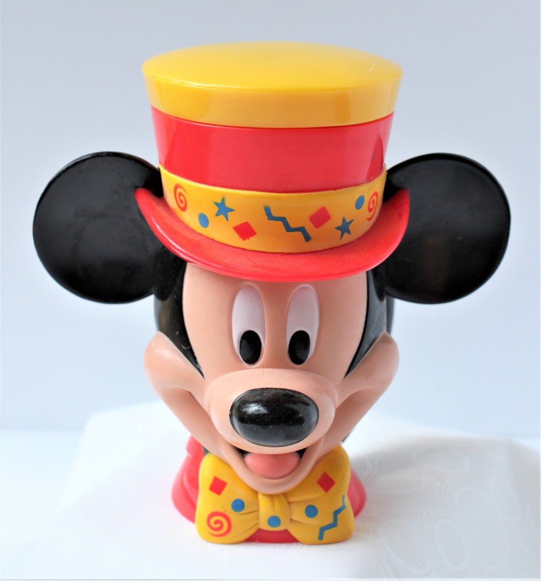 Mickey Mouse Party Top Hat Walt Disney Plastic Figural - Etsy