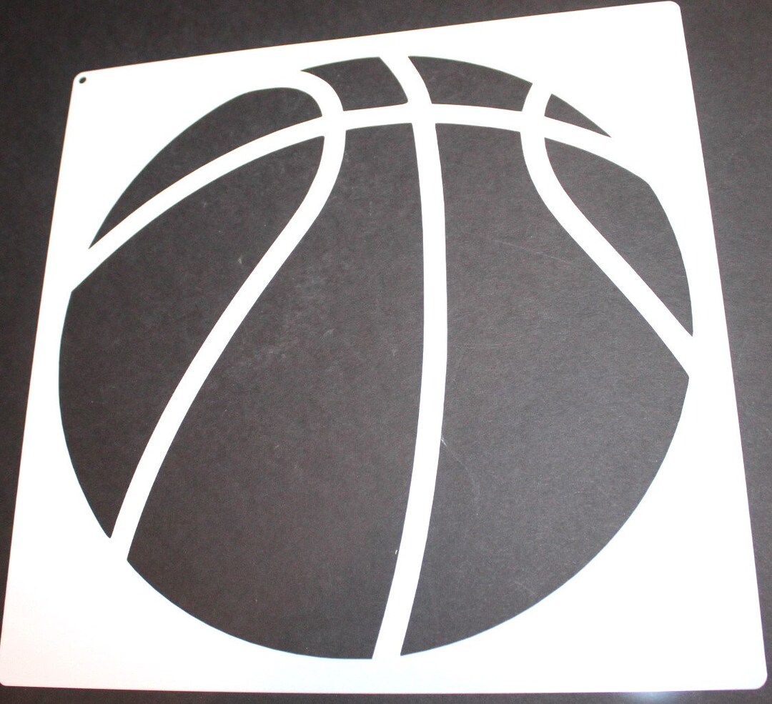 Mylar BASKETBALL #25 Sports Stencil Plastic - Etsy