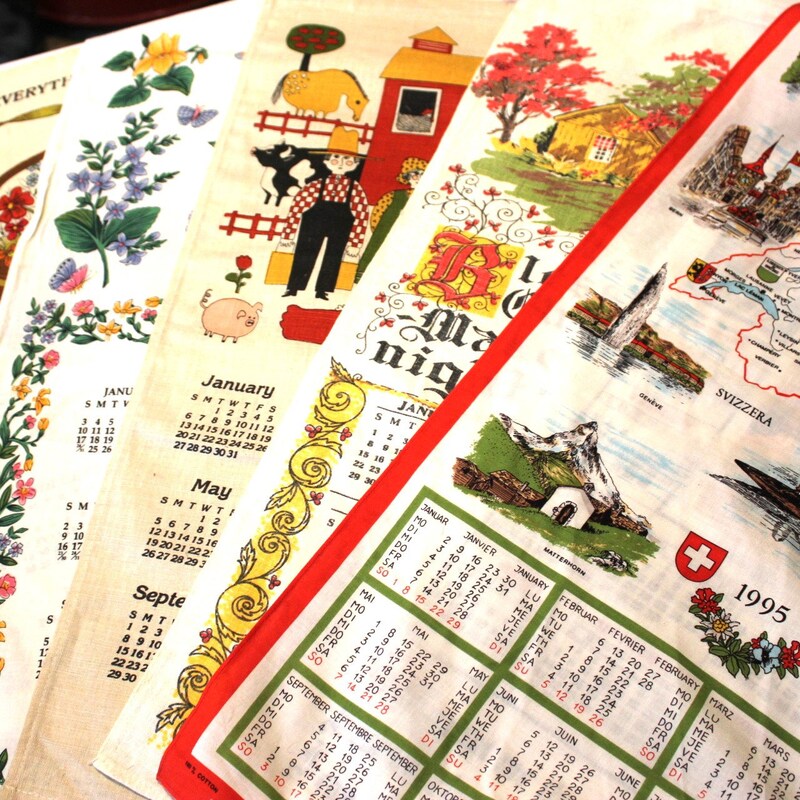 Fabric Calendar - Etsy