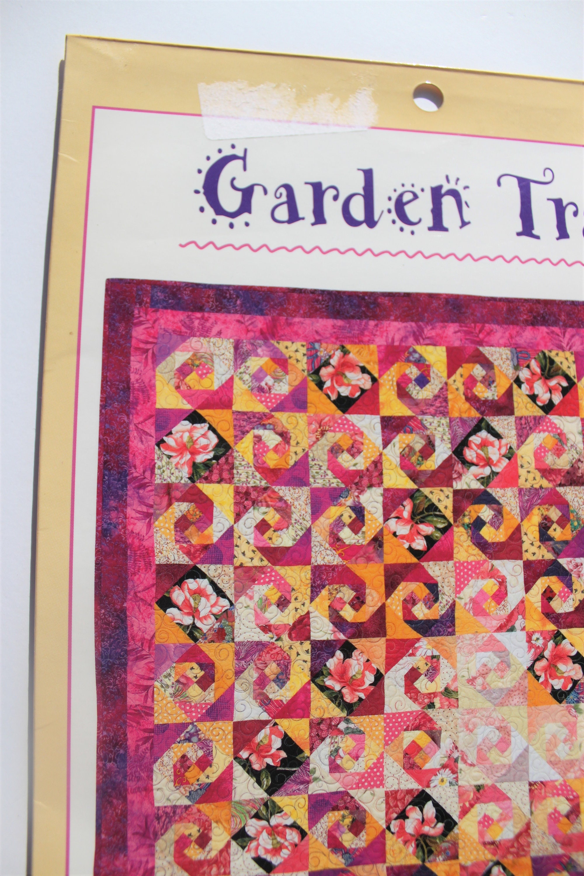 Monkey Wrench Snails Trail Quilt Pattern Garden Trail Wall - Etsy
