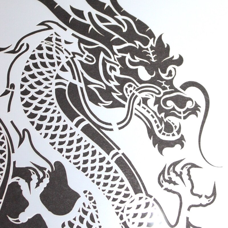 Dragon Stencil - Etsy