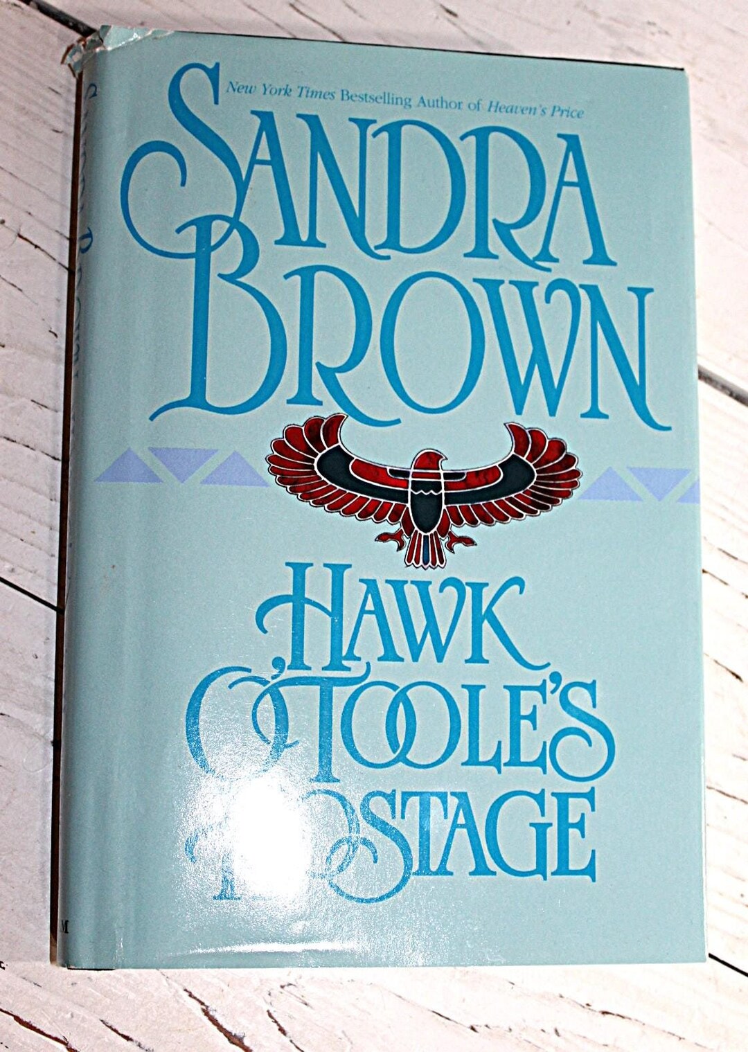 Hardcover Sandra Brown Hawk O'toole's Hostage Used - Etsy