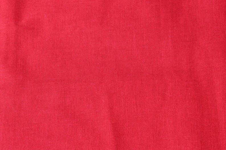 Fabric #166 Plain Red Cotton Quilt Fabric - Etsy