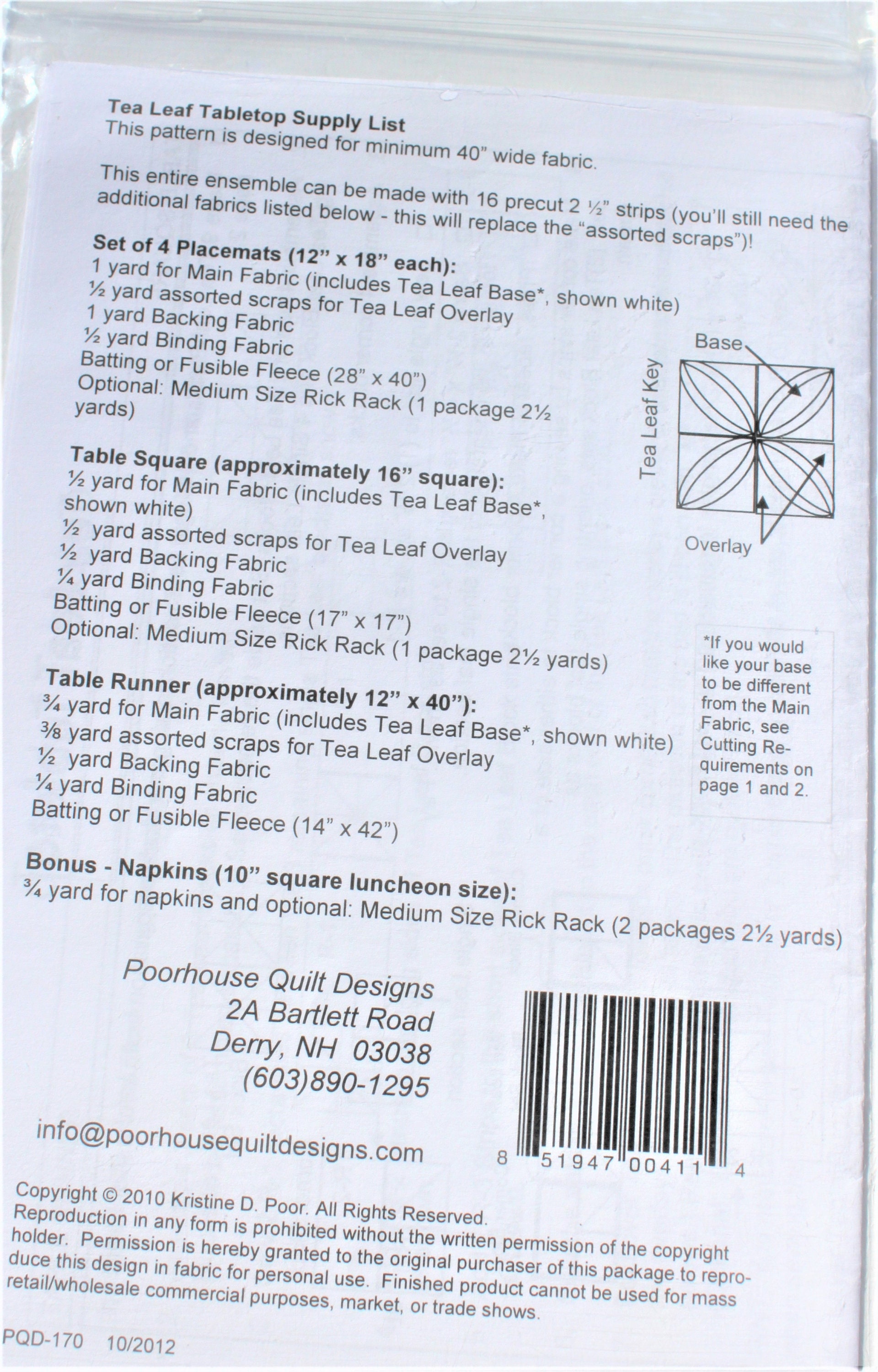 Cathedral Window Quilt Pattern for Placemats or Table Runner Quilt ...