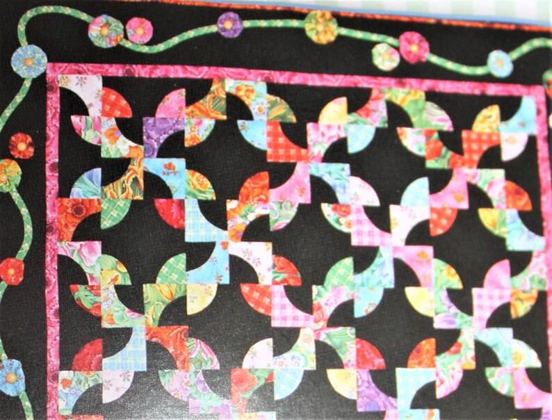 Garden Path Quilt Pattern by Becky and Me Drunkards Path Pattern With ...