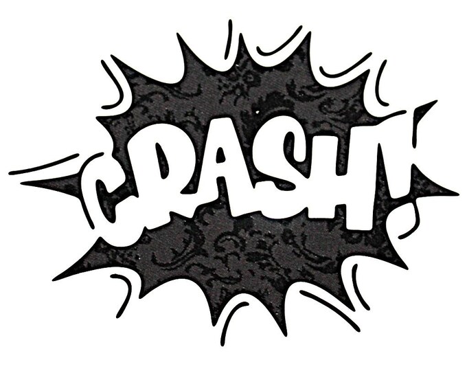 Craft Stencil #413 Crash 6 X 6 Painting Comic Book Blam CRASH Art Sign ...