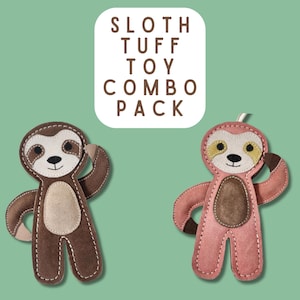 Tuff Toys Pet-friendly Eco-sourced Sloth Dog Toy Made of All-natural ...