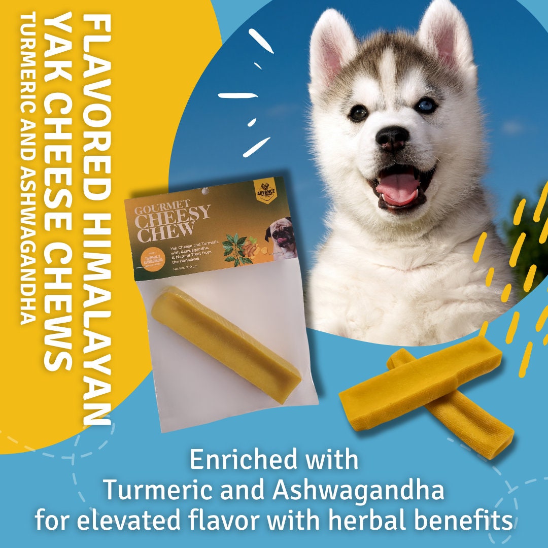 Turmeric and Ashwagandha Yak Cheese Dog Chews – Natural Himalayan ...