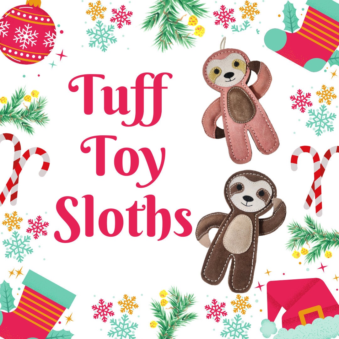 Tuff Toys Pet-friendly Eco-sourced Sloth Dog Toy Made of All-natural ...